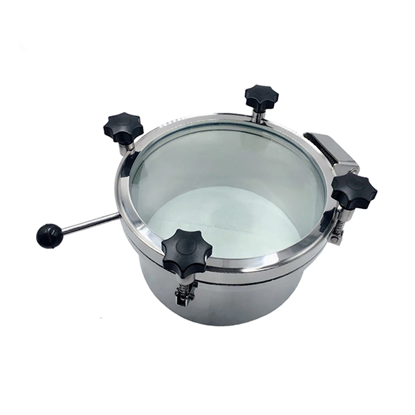 Sanitary Stainless Steel Manway Cover With Sight Glass - Wenzhou Wenzhe ...
