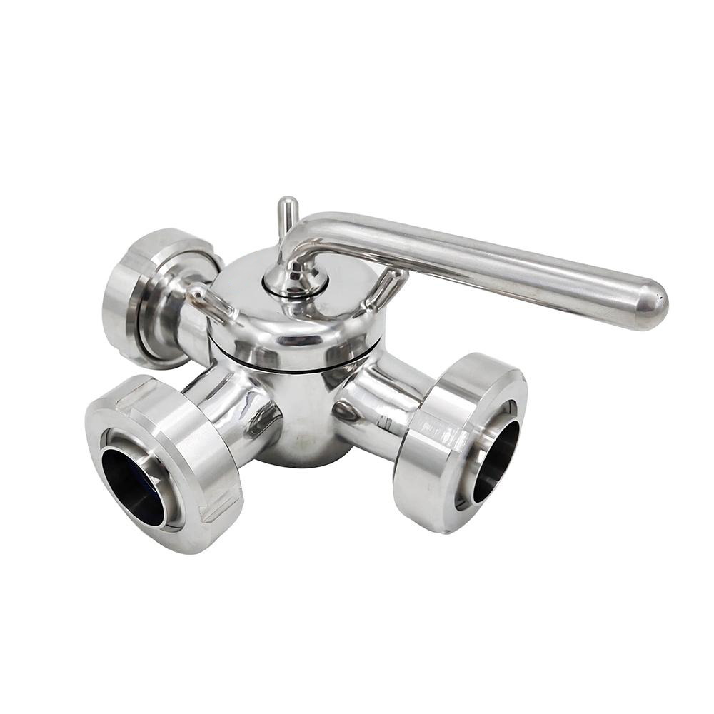 Sanitary Stainless Steel Union 3-Way Plug Valves - Wenzhou Wenzhe Valve ...