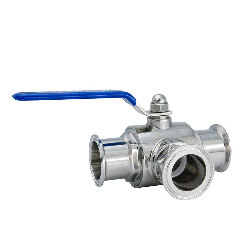 Stainless Steel Sanitary Straight Two Ways Manual Ball Valves - Wenzhou Wenzhe Valve Fittings Co ...
