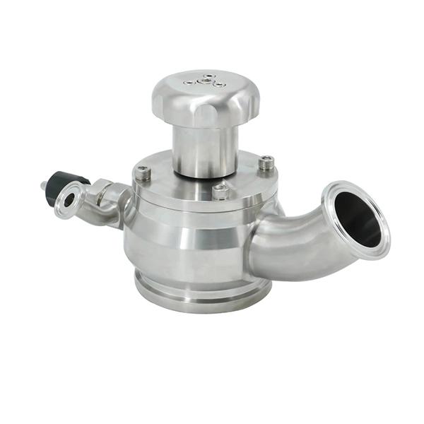 Sanitary Stainless Steel Manual Sterile Tank Bottom Valve With Sampling ...